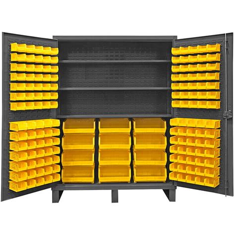 Durham Mfg 12 Gauge 60 X 24 X 78 3 Shelf Steel Storage Cabinet With
