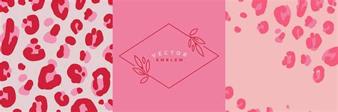 레오파드 프린트텍스트용 복사 공간이 있는 최소한의 트렌디한 스타일로 추상적인 크리에이티브 배경의 벡터 세트 소셜 미디어 스토리를 위한 디자인 템플릿 심플 0명에 대한 스톡