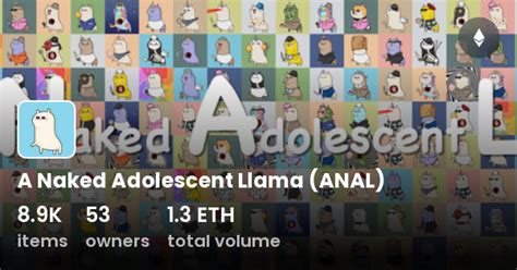 A Naked Adolescent Llama ANAL Collection OpenSea
