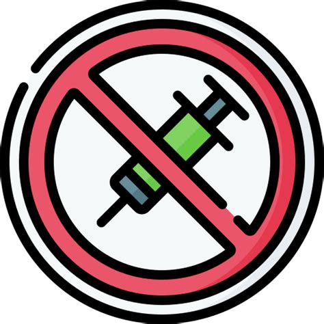 No Injection Special Lineal Color Icon