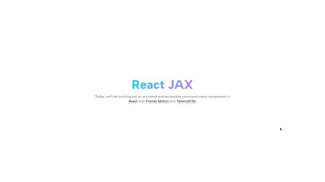 react jax reactjax twitter