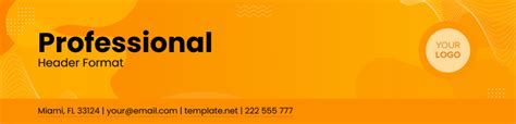 Hr Professional Header Template Edit Online And Download Example