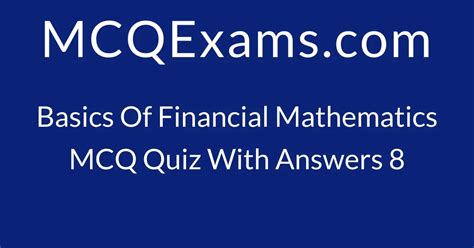 Mcq Questions For Class 11 Commerce Applied Mathematics Basics Of
