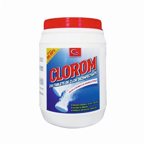 Cloramina Clorom 900gr 200 Buc Cut Klaus Distribution