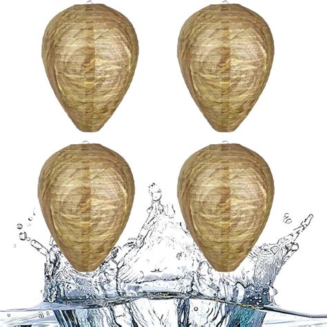 Wasp Nest Decoy Paper Hanging Wasp Deterrent Fake Wasp Nest For Outdoor Hanging