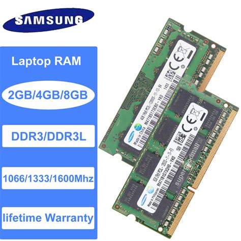 Samsung GB GB GB DDR L DDR Mhz Mhz Mhz Pin SODIMM Laptop Memory RAM Notebook
