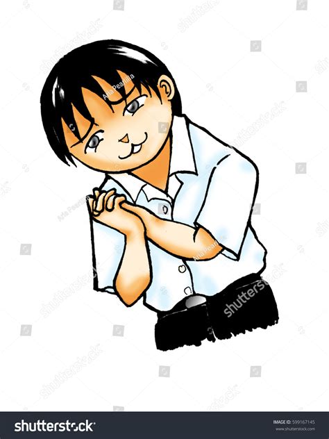Smiling Lad Clipart