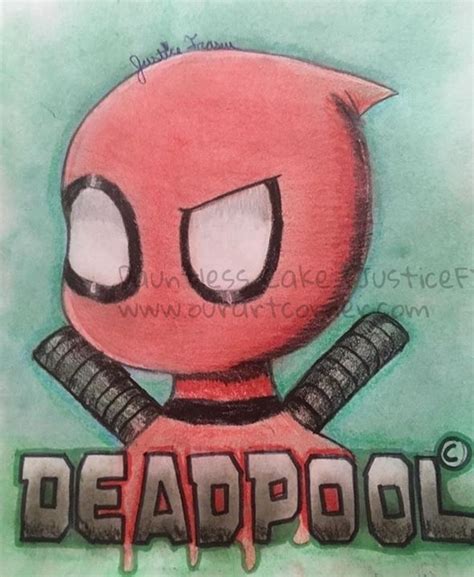 Chibi Deadpool Drawings