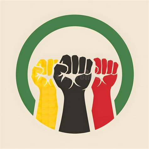 Unity Through Strength A Symbol Of Solidarity And Resistance Stock Illustration Illustration