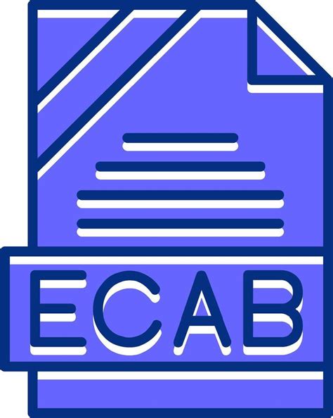 Ecab Filled Slip Style Icon 53859362 Vector Art At Vecteezy