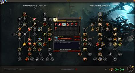 Macro For Saved Talent Sets General Discussion World Of Warcraft