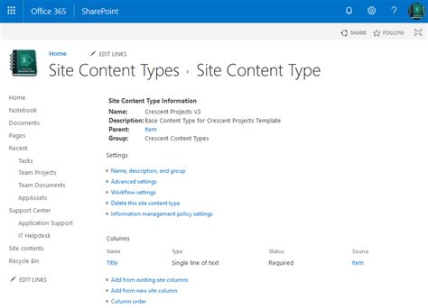 Sharepoint Online Create A Content Type Using Powershell Sharepoint Diary