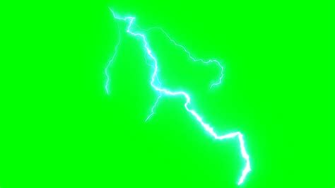 Lightning Storm Green Screen
