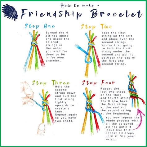 Friendship Bracelets Printable Instructions Printable Calendars At A