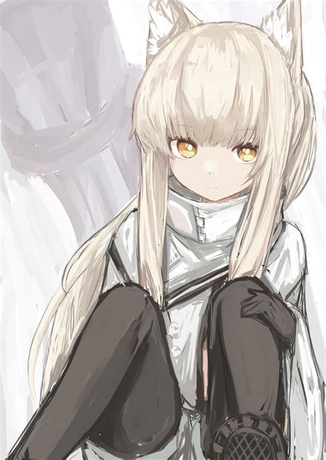 Platinum Arknights Drawn By Piennamekuzi Danbooru