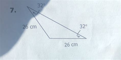 Solved Classify Each Triangle By Its Angles And It S Sides 32 7 26 Cm Course Hero