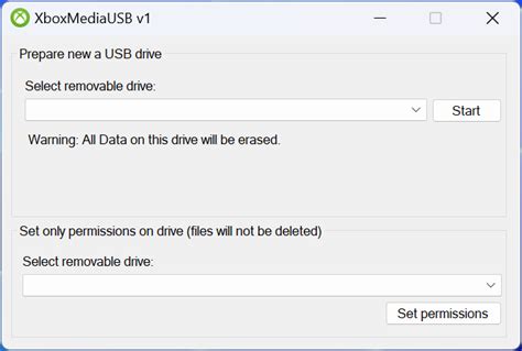GitHub SvenGDK XboxMediaUSB Creates A New Drive For Xbox Consoles Or Adds Missing Permissions