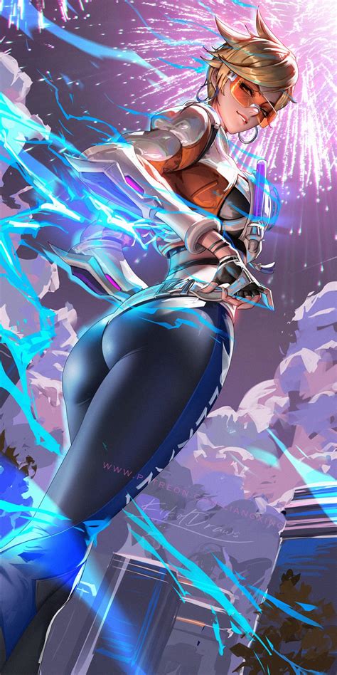 Tracer And Traysi Tracer Overwatch And 1 More Drawn By Liang Xing