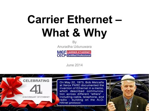 Carrier Ethernet What And Why PPT