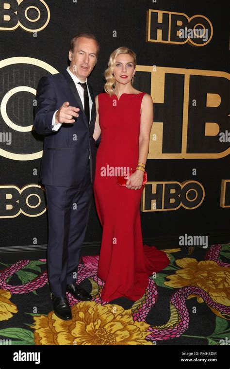 Bob Odenkirk Rhea Seehorn At Arrivals For Hbo Emmy Awards After Party Pacific Design Center