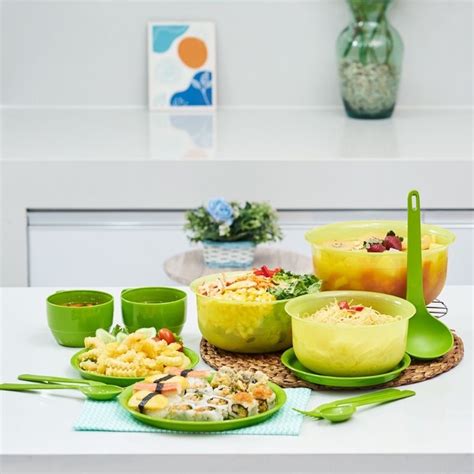 Jual Wadah Tempat Makan Kotak Penyimpanan Prasmanan Warna Warni Harumi Set 11 Pcs Serving Bowl