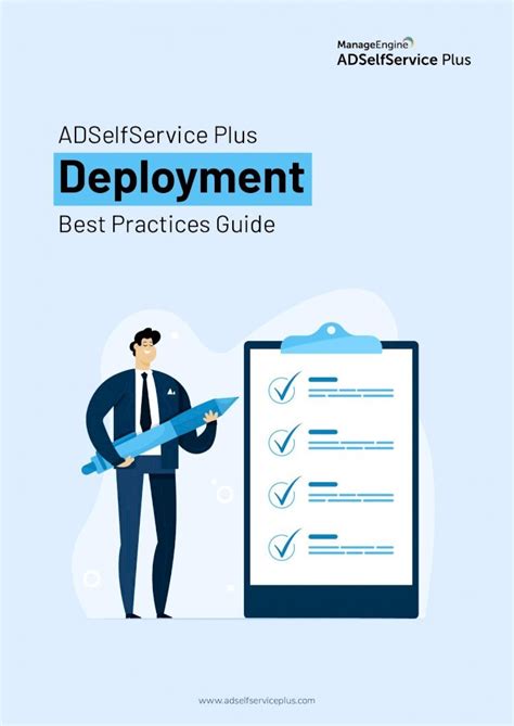 Pdf Adselfservice Plus Deployment Manageengineconfigure A