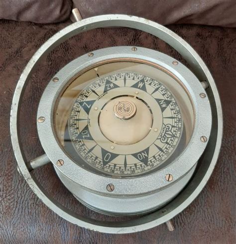 Ships Compass Brass Glass First Half 20th Century Catawiki