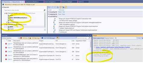 Bug Alpha Branch Does Not Build Against Alpha Of The Toolkit