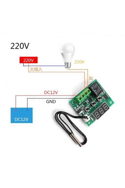 Arduino W1209 Dc 12v Kuluçka Termostat Sıcaklık Kontrol Fiyatı Yorumları