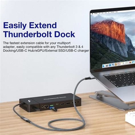 Thunderbolt 4 Usb C Extension Cable Usb4 Gen3 Exte Grandado