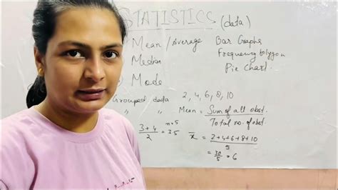 Statistics Basics With Meanmedianandmodestatisticsmeanmaths Useful