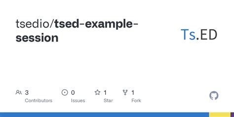 Github Tsediotsed Example Session