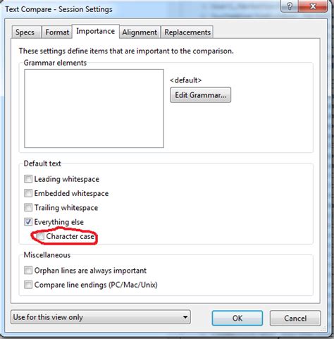 Beyondcompare Beyond Compare 2 Ignore Case Stack Overflow