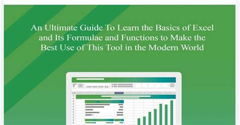 Excel 2021 Excel 2021 An Ultimate Guide To Learn The Basics Of Excel And Its Formulae And