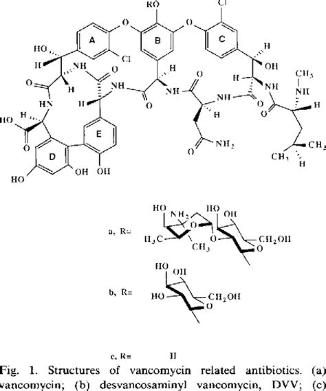 Figure 1 From Biosynthesis Of Vancomycin Identification Of Tdp Glucose