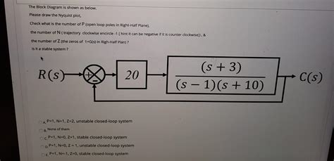 Solved The Block Diagram Is Shown As Below Please Draw The Chegg Com