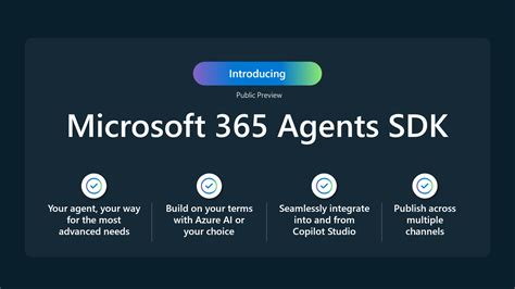 Introducing The Microsoft Agents SDK