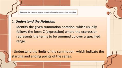 Statistical Symbols And Summation Notationpdf Science