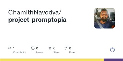 github chamithnavodya project promptopia