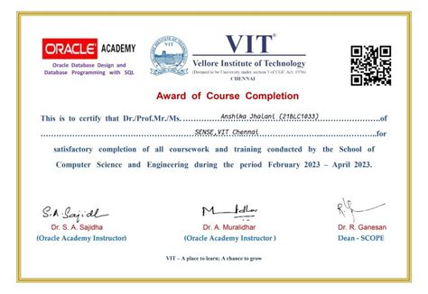 anshika jhalani on linkedin obtained a new certification database