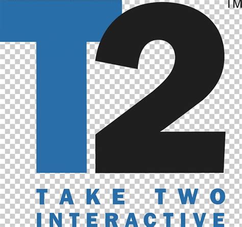 Logo Take Two Interactive Video Games Nasdaqttwo Png Clipart Angle