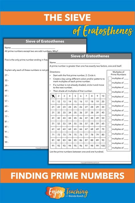 Eratosthenes Sieve Prime Chart