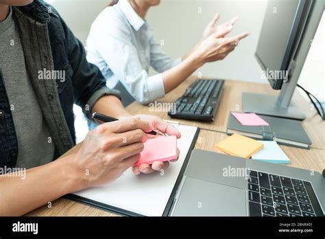 Collaborative Work Software Engineers Website Developer Technologies Or Programmer Working