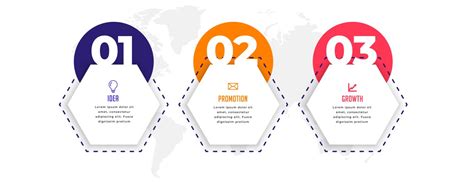 Business Infographic Milestone Map Layout With 6 Vector Image