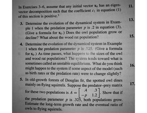 SOLVED In Exercises 3 6 Assume That Any Initial Vector Xo Has An Eigen 11 Vector