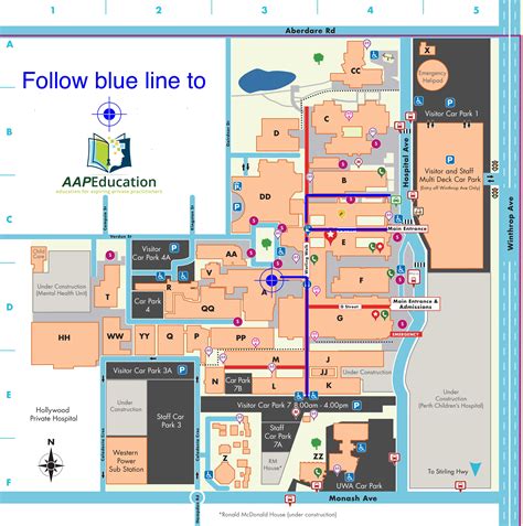 Sir Charles Gairdner Hospital Map Dd Block At Chris Page Blog