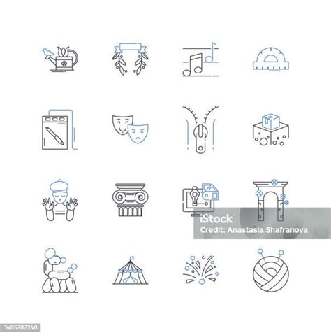 단순성 기반 라인 아이콘 컬렉션입니다 미니멀리즘 능률 직설 효율성 선명도 까다롭지 않은 정밀 벡터 및 선형 일러스트레이션 복잡하지 않고 간결하고 깔끔한 윤곽선 표지판 세트