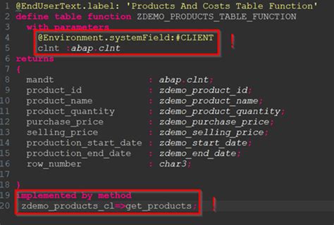 Using AMDP In CDS And Some Useful Functions
