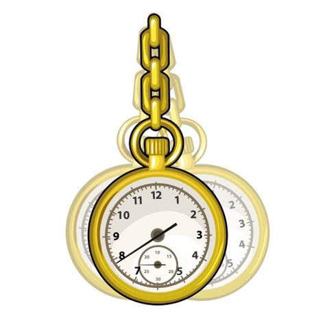 Victorian Style Pocket Watch Clipart Royalty Free Vector