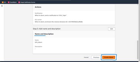 How To Create Alarm To Terminate An Ec2 Instance Using The Amazon